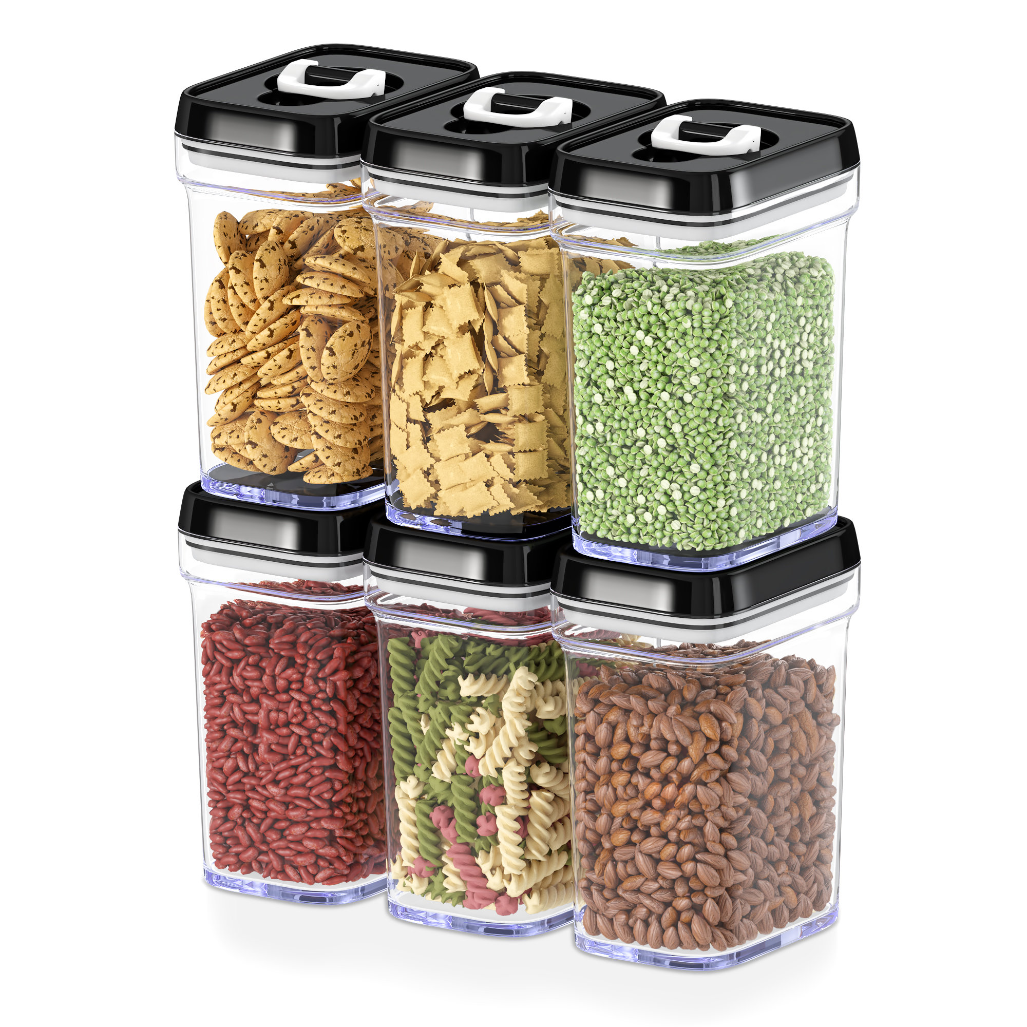 DWËLLZA KITCHEN Airtight Kitchen Food Storage Containers Set & Reviews ...