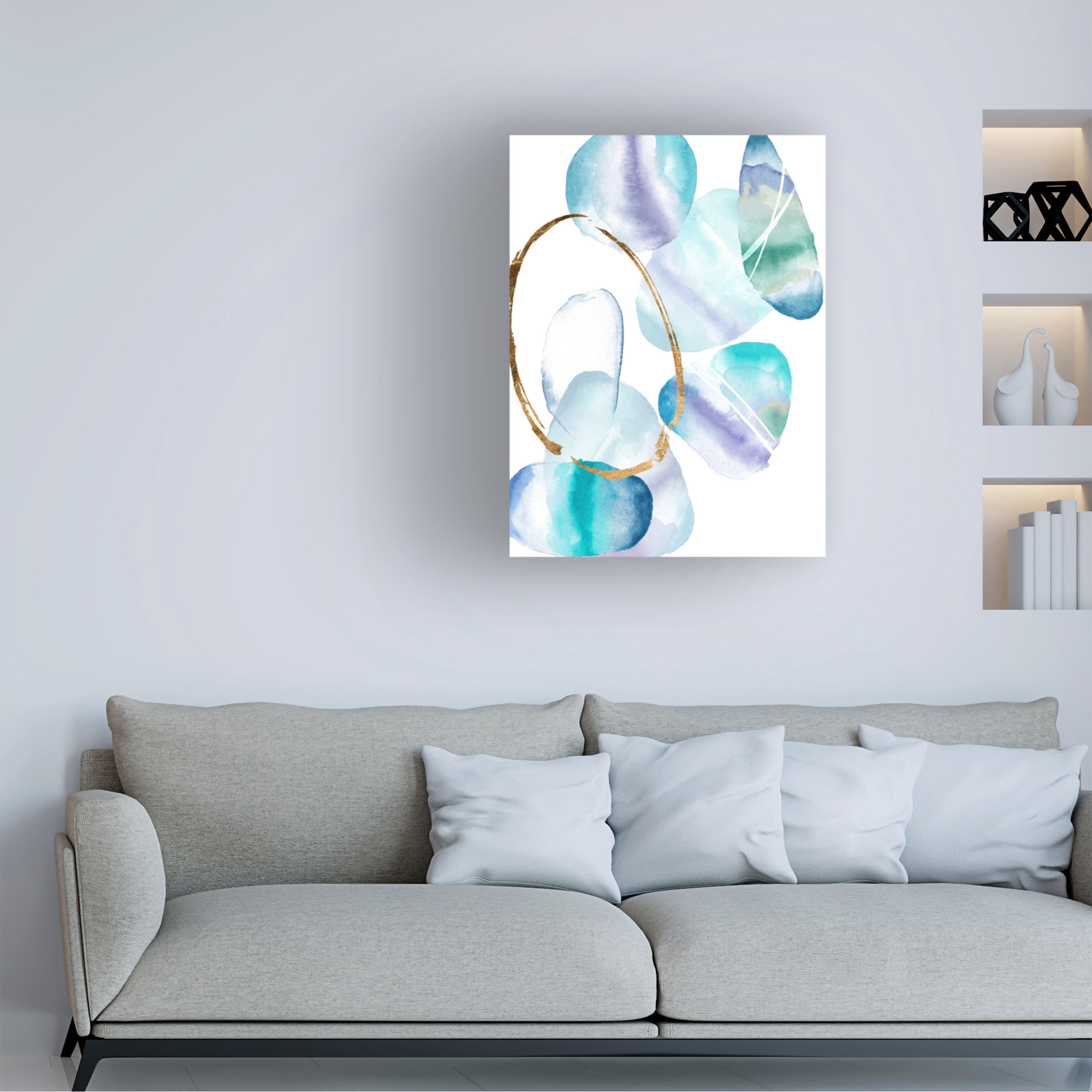 Everly Quinn Melissa Wang ''Stacking Rocks IV'' Canvas Art - Wayfair Canada