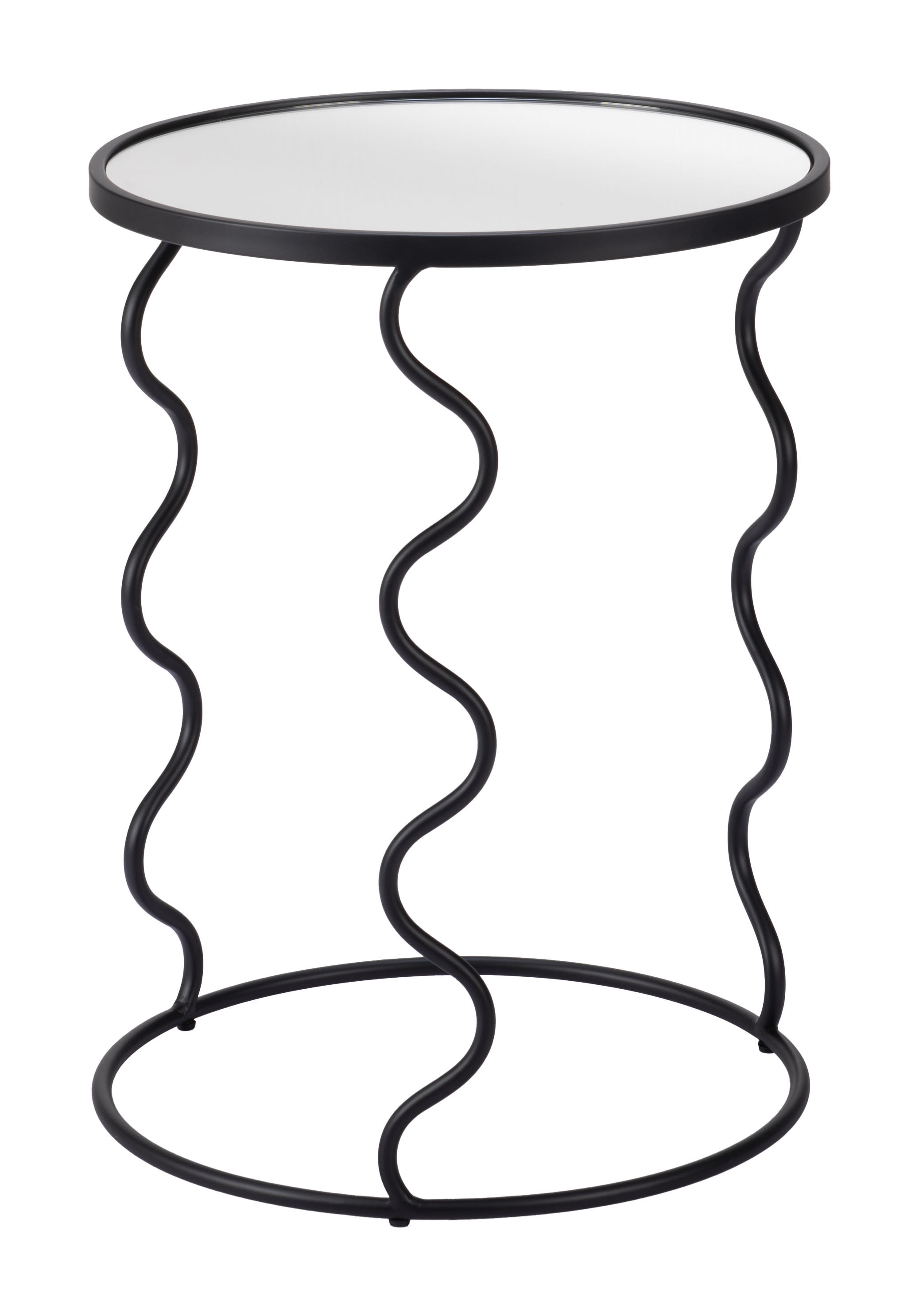 Zuo Hospitality Glass Tray Top Frame End Table | Wayfair