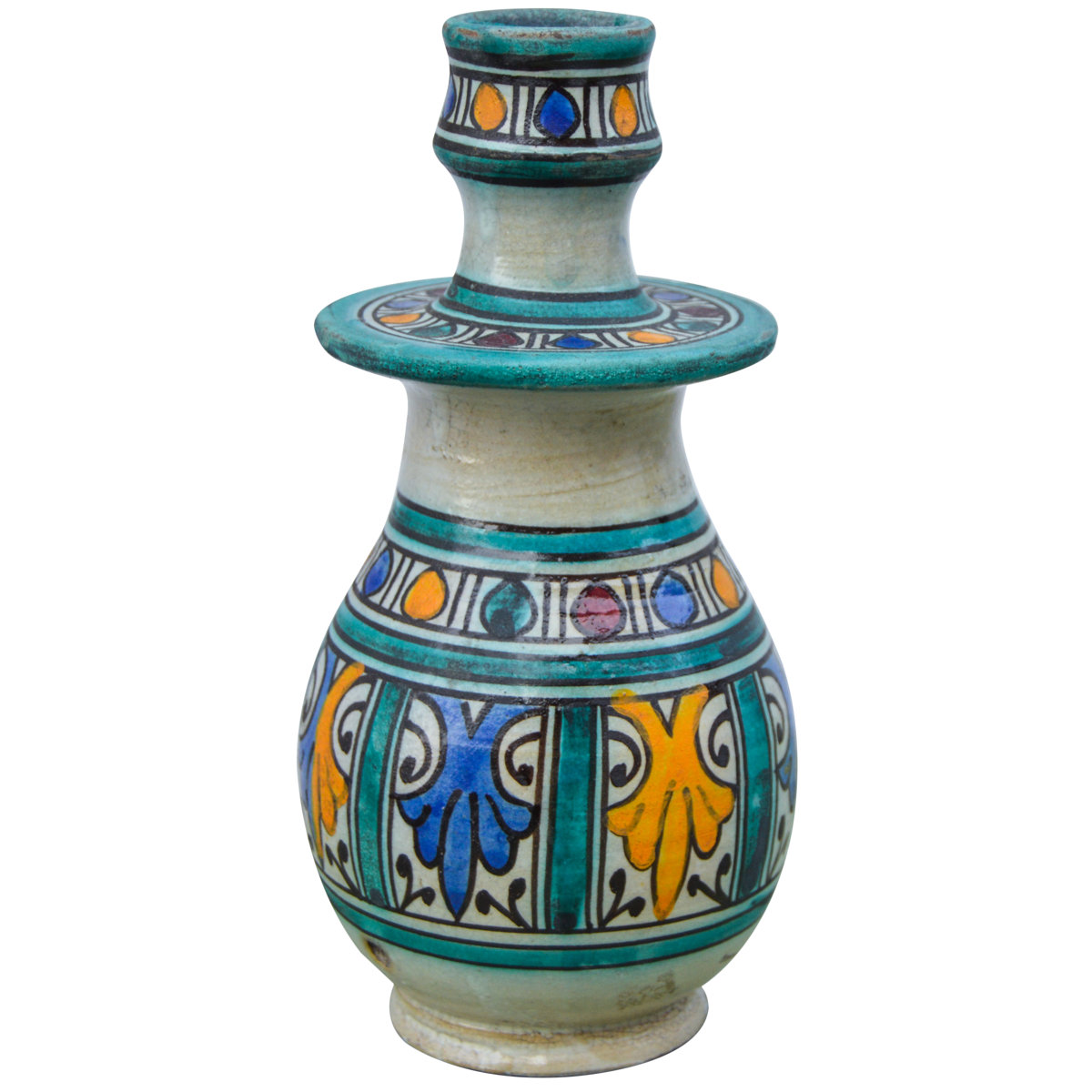 The Moroccan Room 8" Ceramic Tabletop Candlestick | Perigold