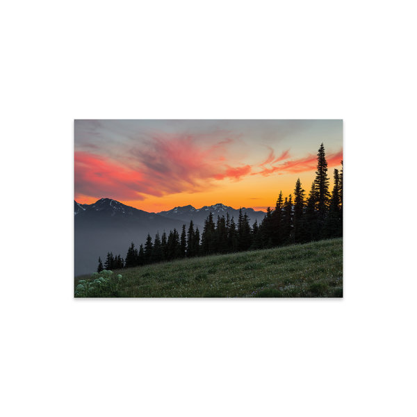 Millwood Pines Annaya Majestic Sunset As Seen From Hurricane Ridge ...