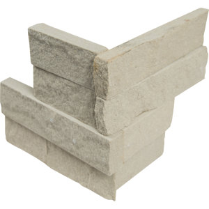 MSI RdigeStaks Corner 6" x 6" Natural Stacked Stone Tile | Wayfair