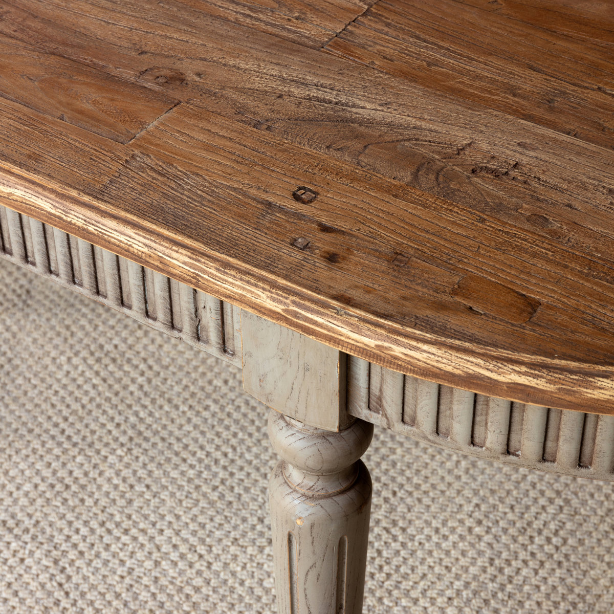 Porch View Home Jefferson County Oblong Dining Table | Wayfair