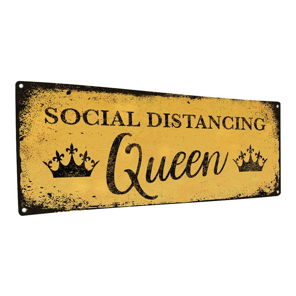 Winston Porter " Social Distancing Queen " on Metal | Wayfair