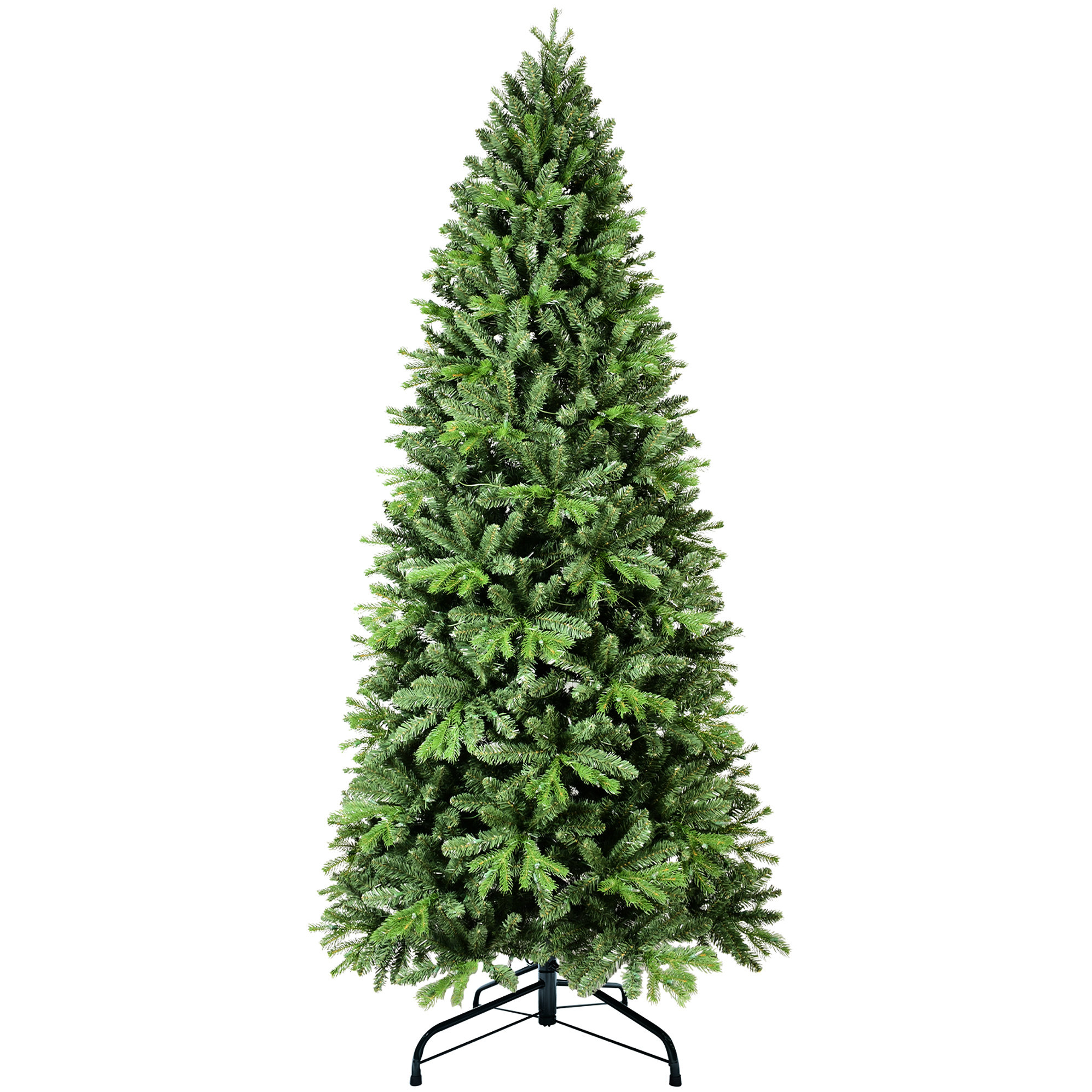 Red Barrel Studio® 7ft Christmas Tree, 1375 Realistic Branch Tips, 400 ...