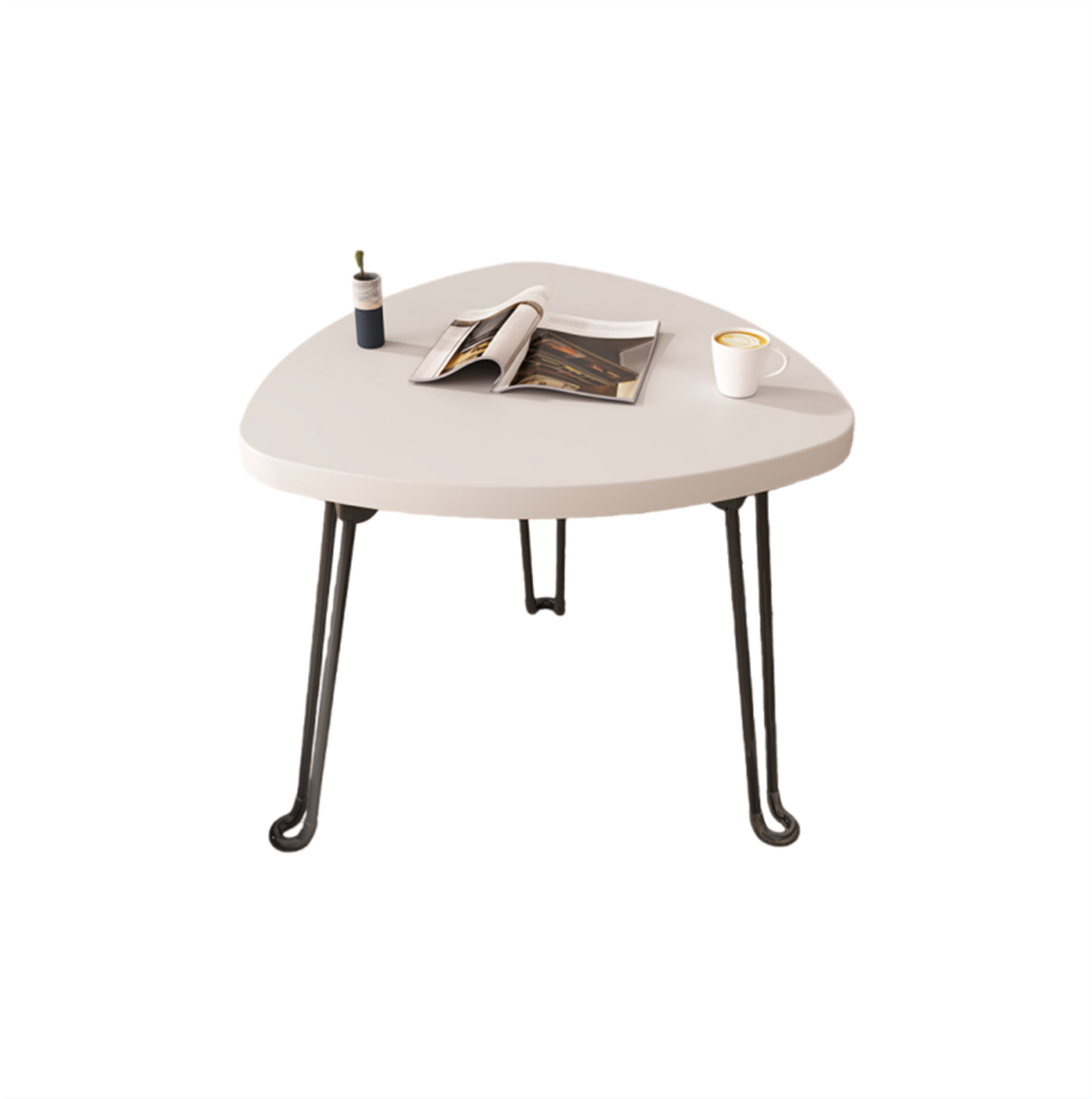 George Oliver Minimalist Creative Folding Coffee Table Folding Sofa ...