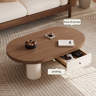 Wu's StylishVault Light luxury cream style retro coffee table | Wayfair