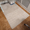Orren Ellis Vannesa NUE150A Beige Arch Pattern Knot Area Rug & Reviews ...