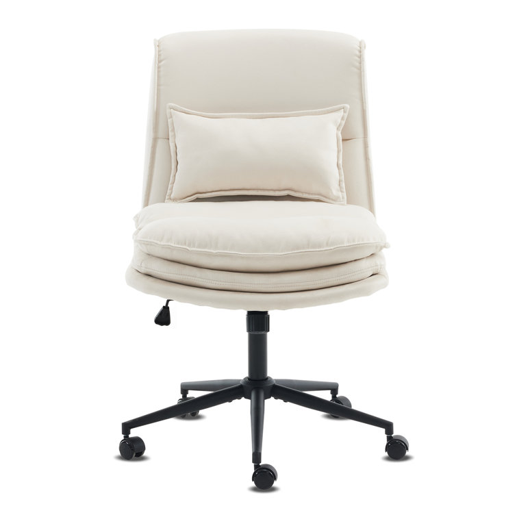 Ebern Designs Upholstered Armless Task Office Chair & Reviews | Wayfair