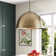 Willa Arlo Interiors Arvilla 1 - Light Brass Single Pendant & Reviews ...