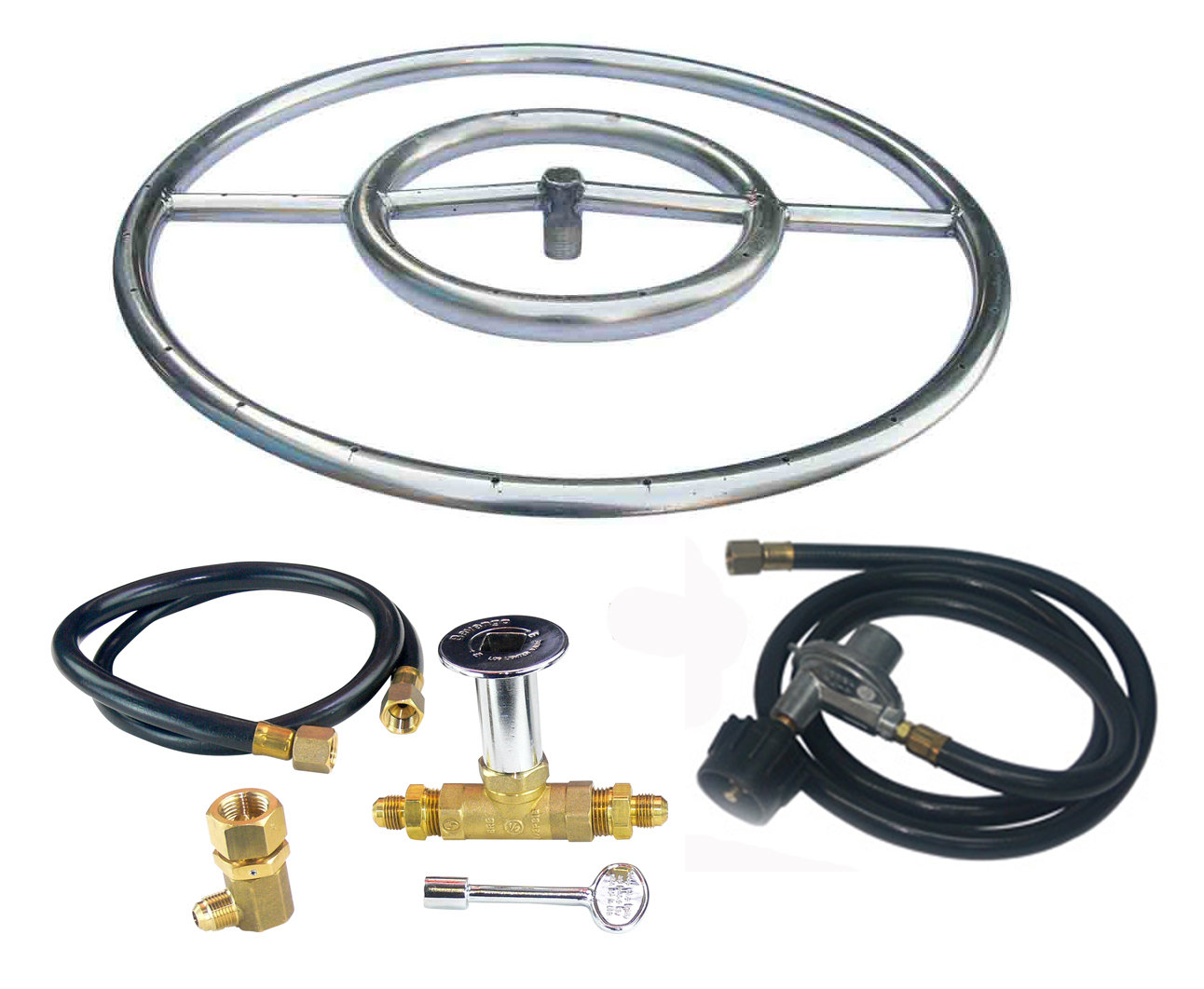 Tretco Stainless Steel Fire Pit Propane Gas Ring Kit | Wayfair