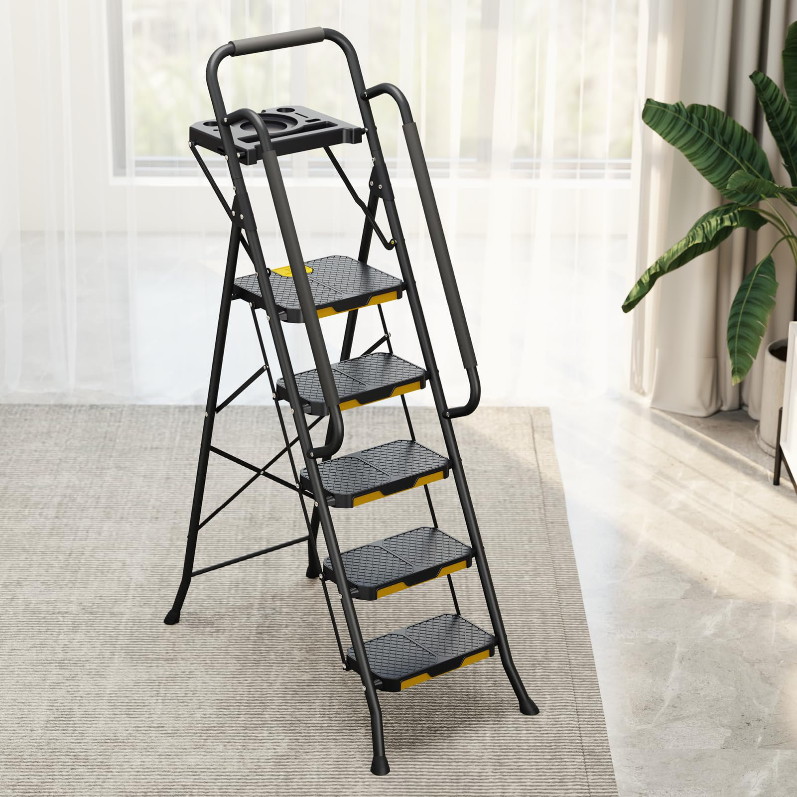 WFX Utility™ Metal Folding Step Ladder | Wayfair
