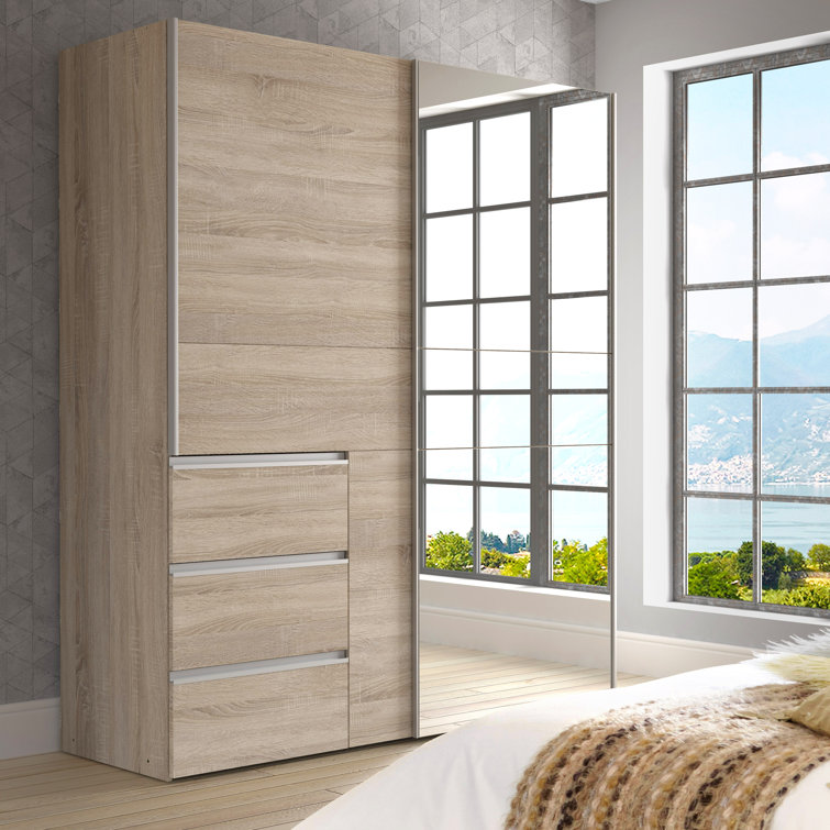 17 Stories Kavalli 2 Door Sliding Wardrobe & Reviews | Wayfair.co.uk