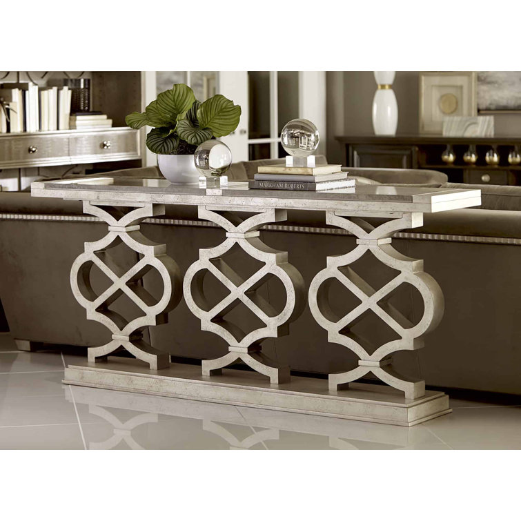 A.R.T. Morrissey 75'' Stone Top Console Table & Reviews | Wayfair