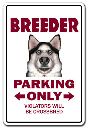 SignMission BREEDER Decal Parking Decals Dog Animal Tall - Wayfair Canada