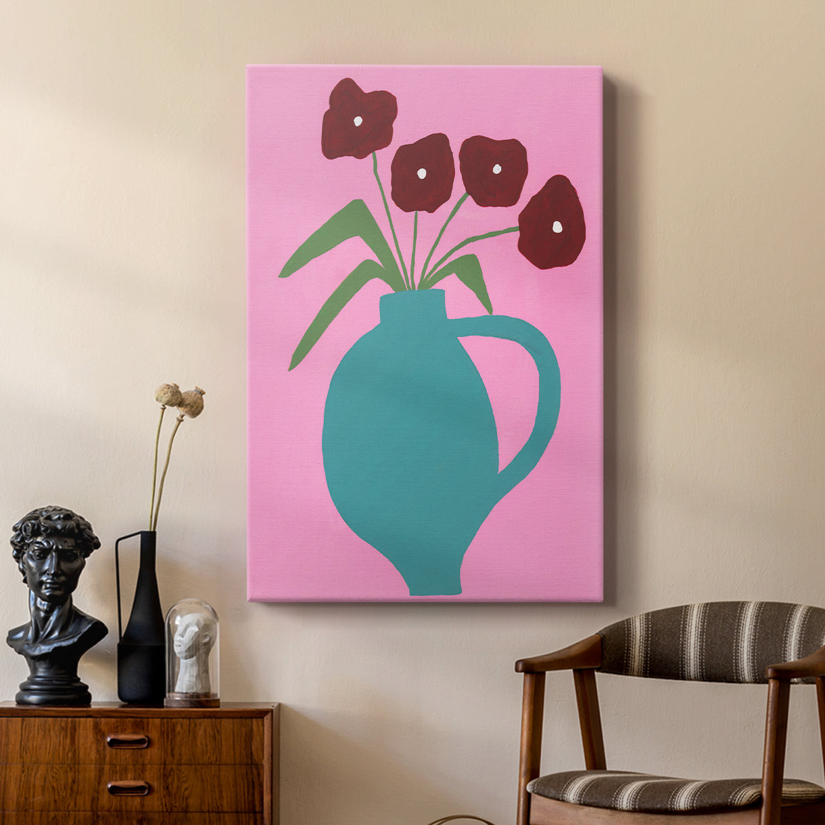 Alcott Hill Modern Blooms IV -Custom Wrapped Gallery Cavas - Wayfair Canada
