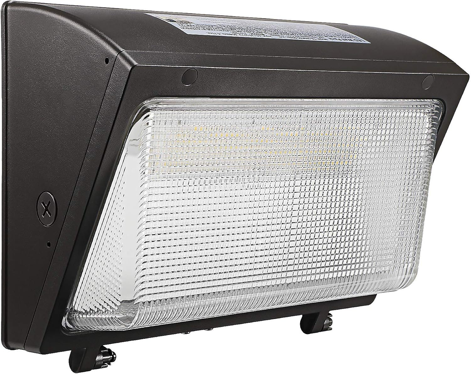 Arlmont & Co. 80W LED Wall Pack Light, 10,468LM 5000K, Dimmable, 120 ...