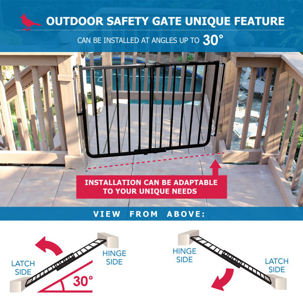 Cardinal Gates Outdoor Safety Gate & Reviews | Wayfair