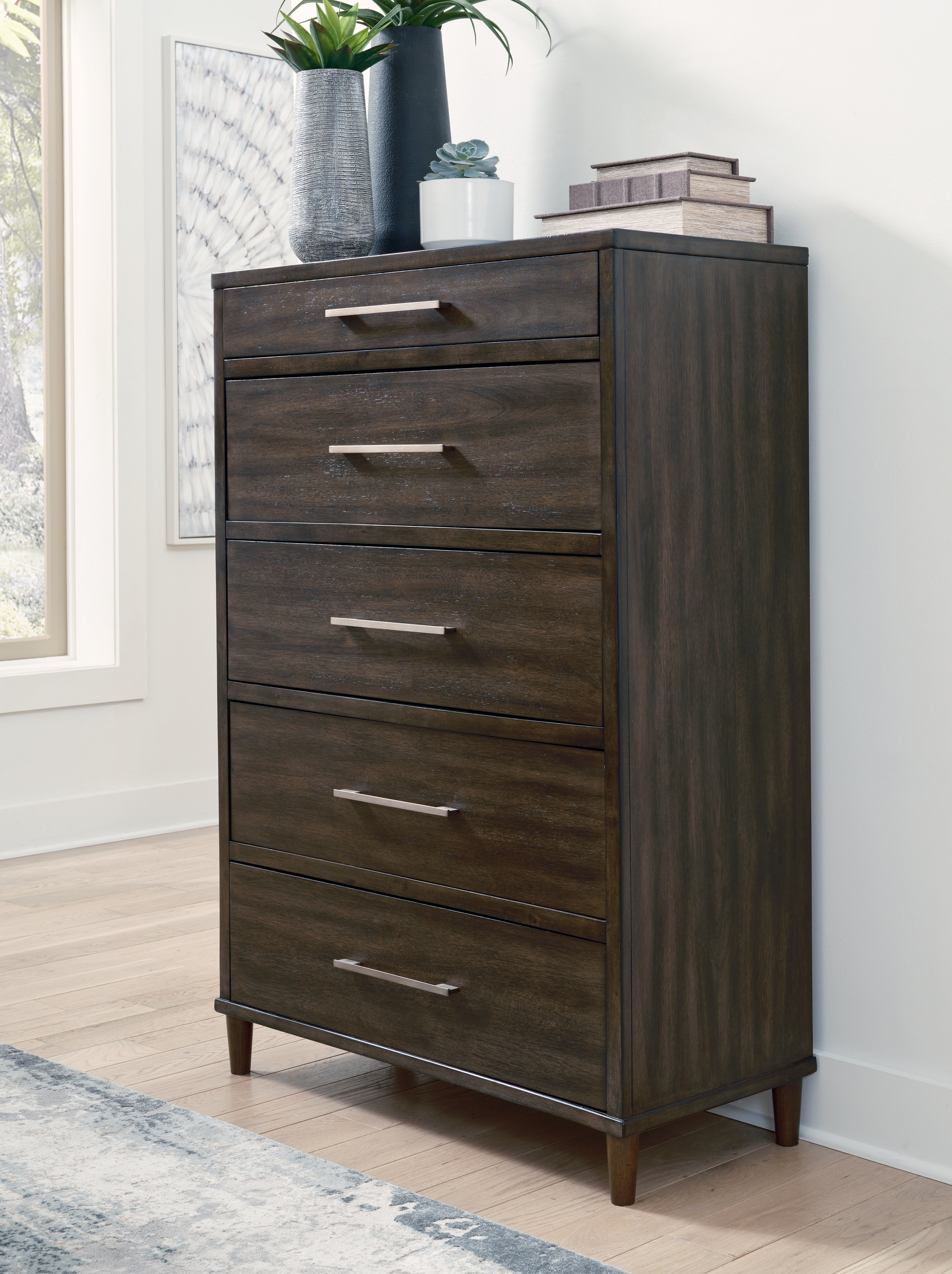 George Oliver Siun 5 Drawer 39.57" W Chest - Wayfair Canada