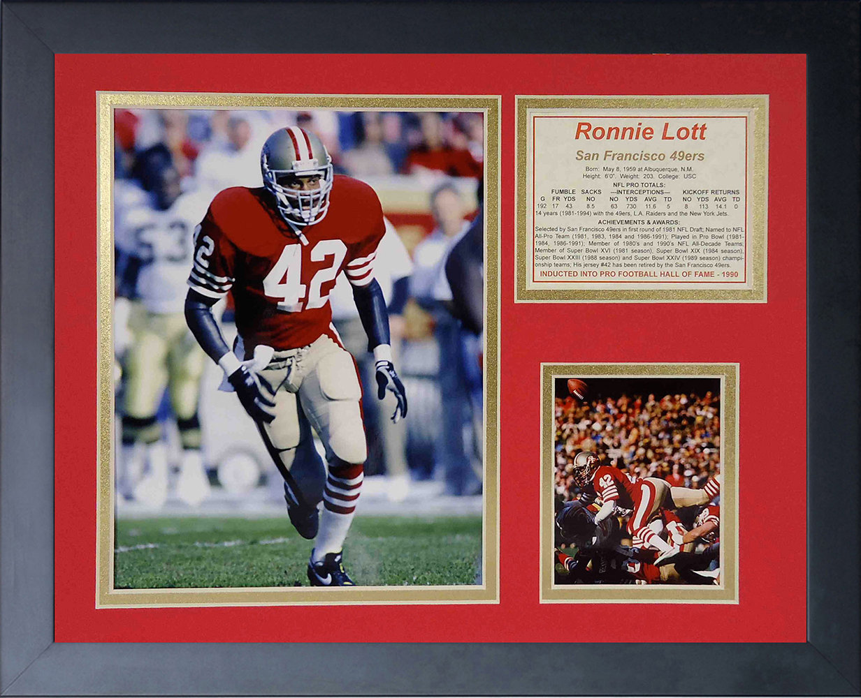 Trinx Ronnie Lott Framed Memorabilia | Wayfair