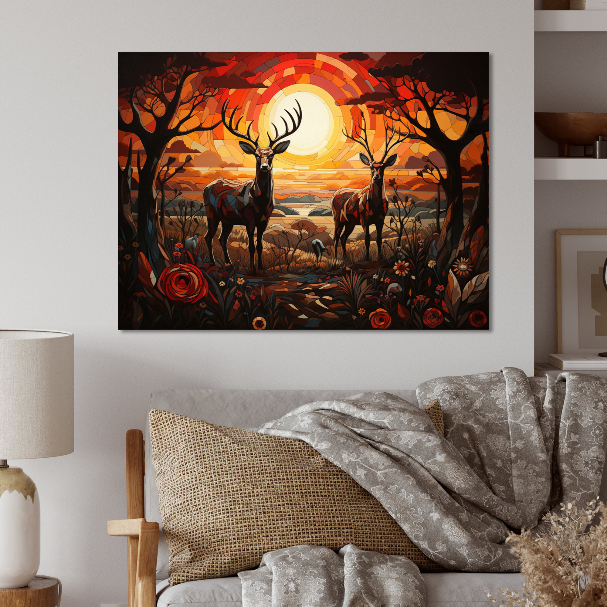 Millwood Pines African Vibrant Pastel - African Print on Metal | Wayfair