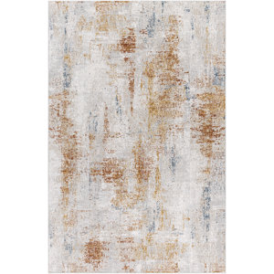 17 Stories Waterfront Performance Cream/Taupe Rug & Reviews | Wayfair