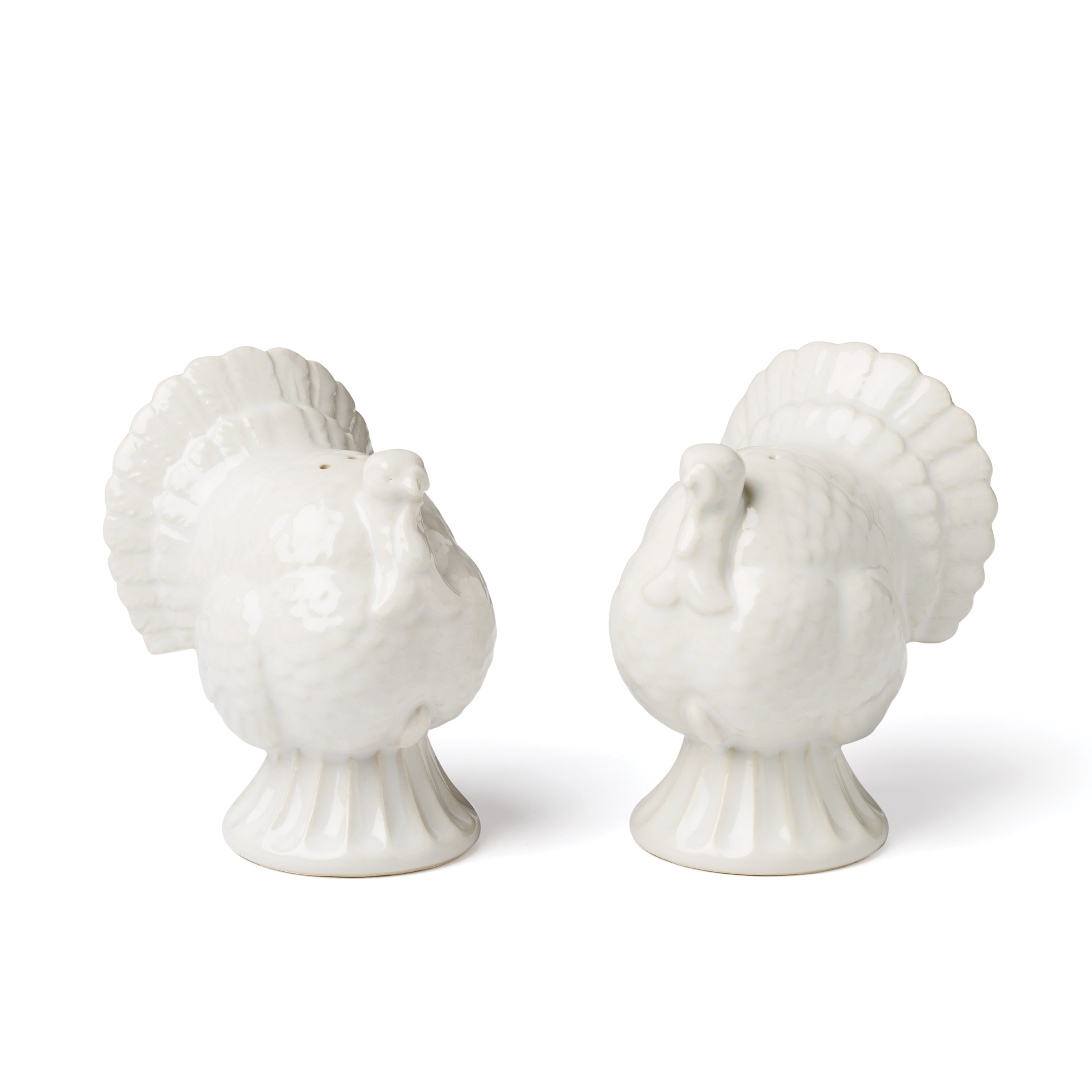 Lenox French Perle Carved Turkey Salt & Pepper Set | Perigold