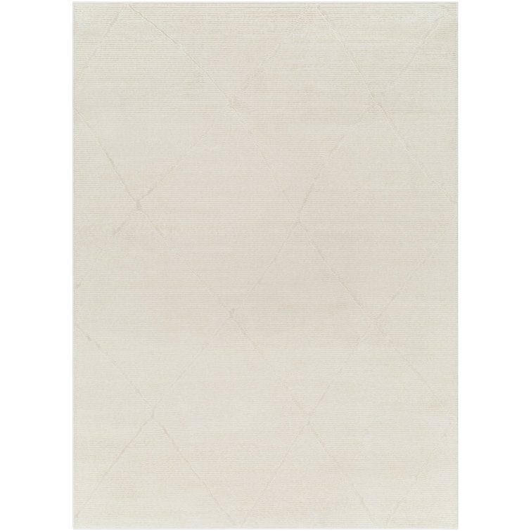 Hokku Designs Chambersville Pearl Machine Washable Area Rug | Wayfair