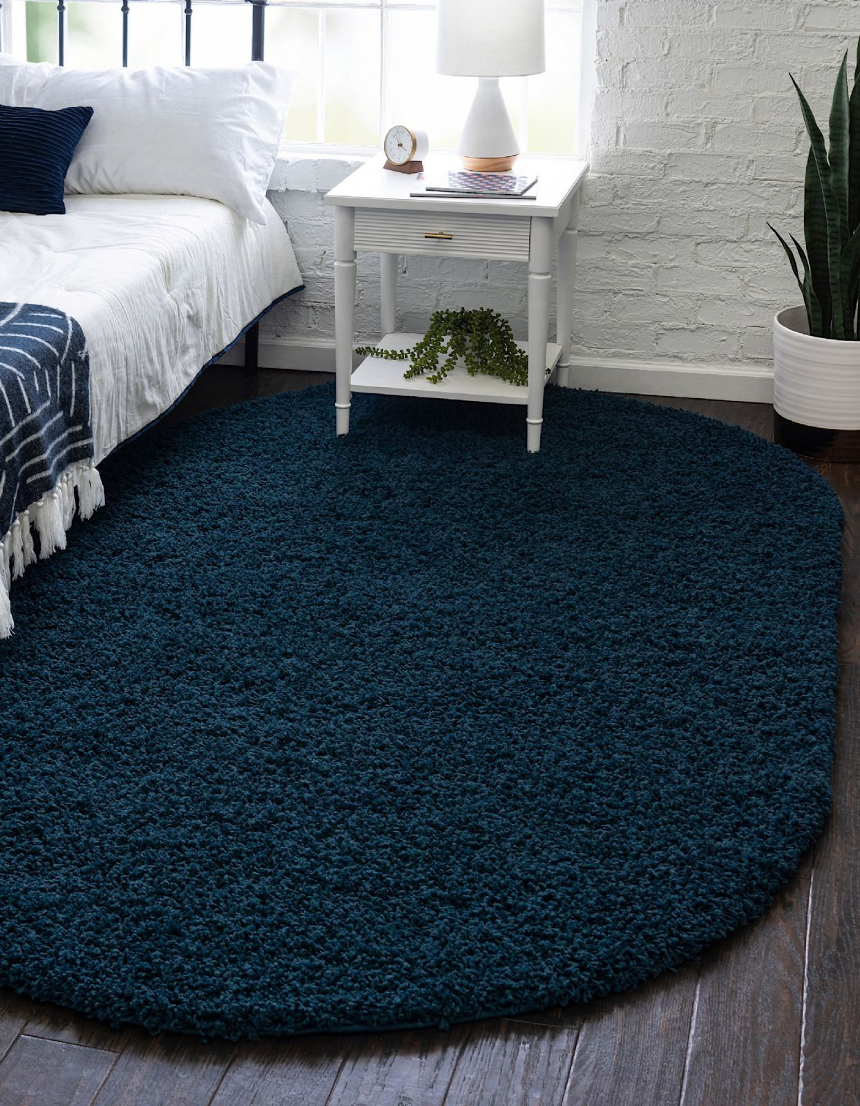 RugPal Sybil Striped Deep Sea Area Rug | Wayfair