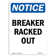 SignMission Breaker Racked out Sign | Wayfair