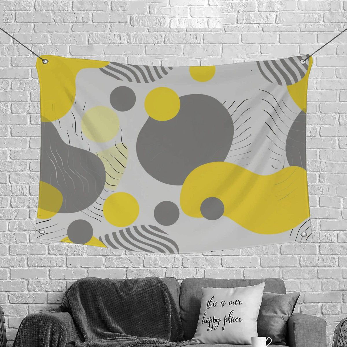 VisionDecor Plain Weave Muslin Microfiber Fabric Tapestry | Wayfair