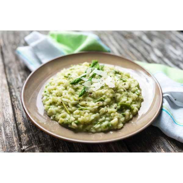 Ebern Designs Risotto With Asparagus by Zeleno - Wrapped Canvas ...