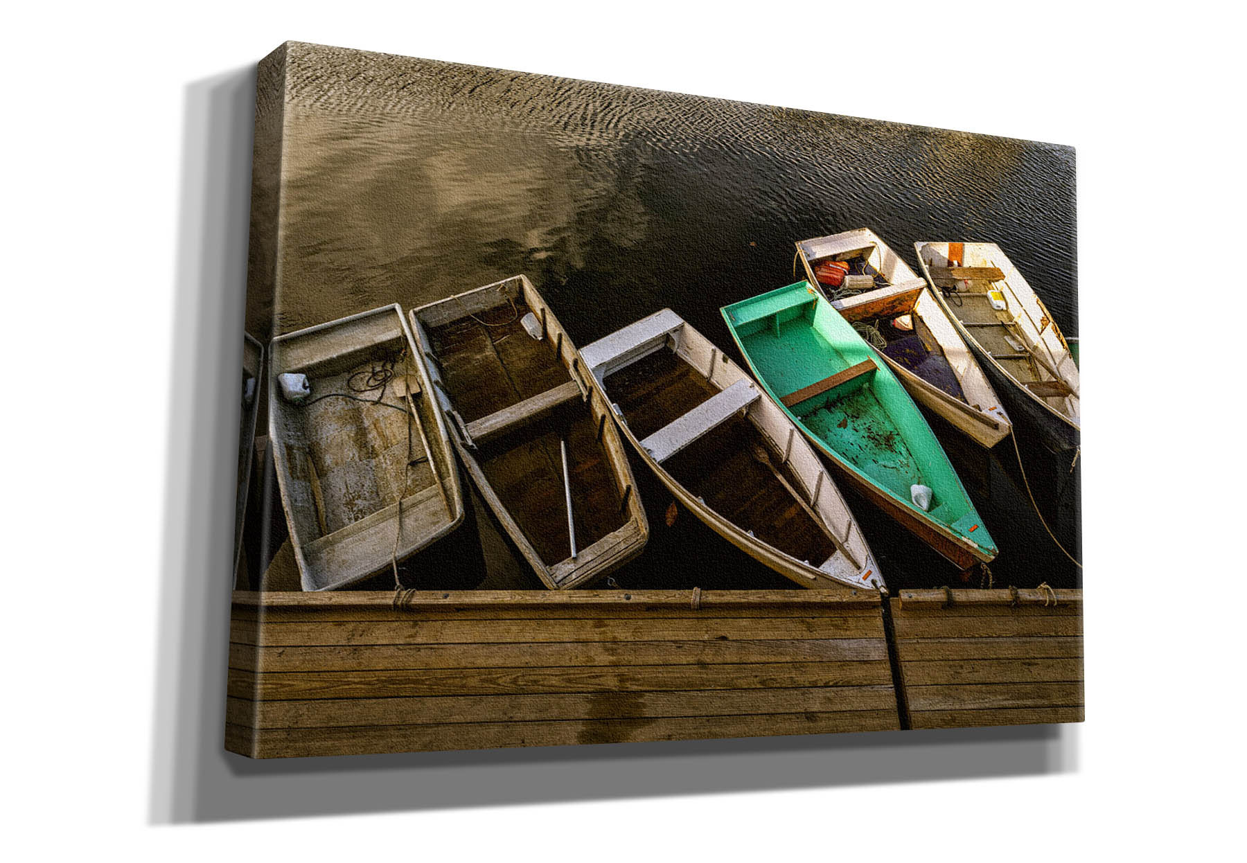 Breakwater Bay 'The Green Dory' by Rick Berk Canvas Wall Art | Wayfair