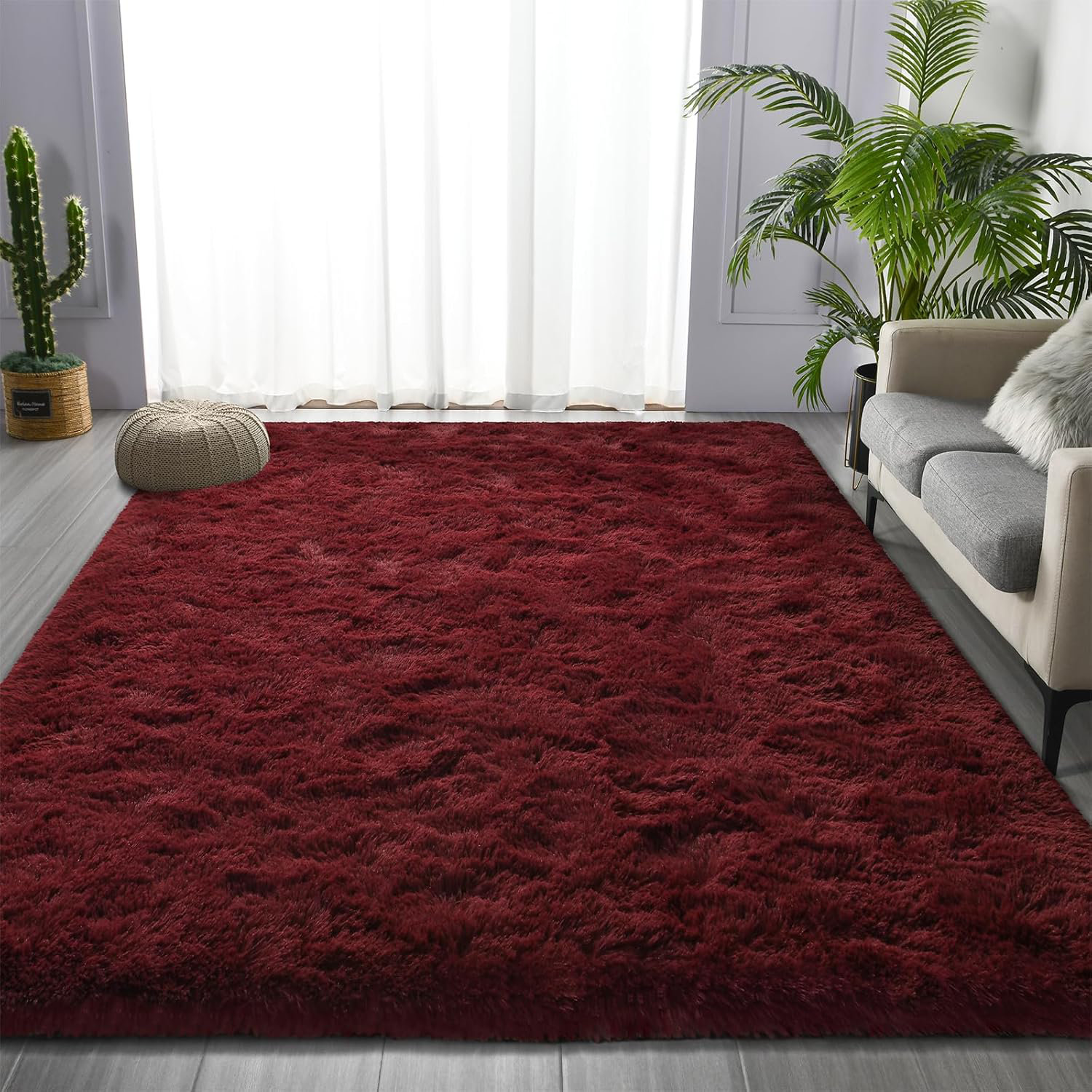 Mercer41 Large Shag Area Rugs 5 X 8, Plush Fuzzy Rugs For Living Room ...