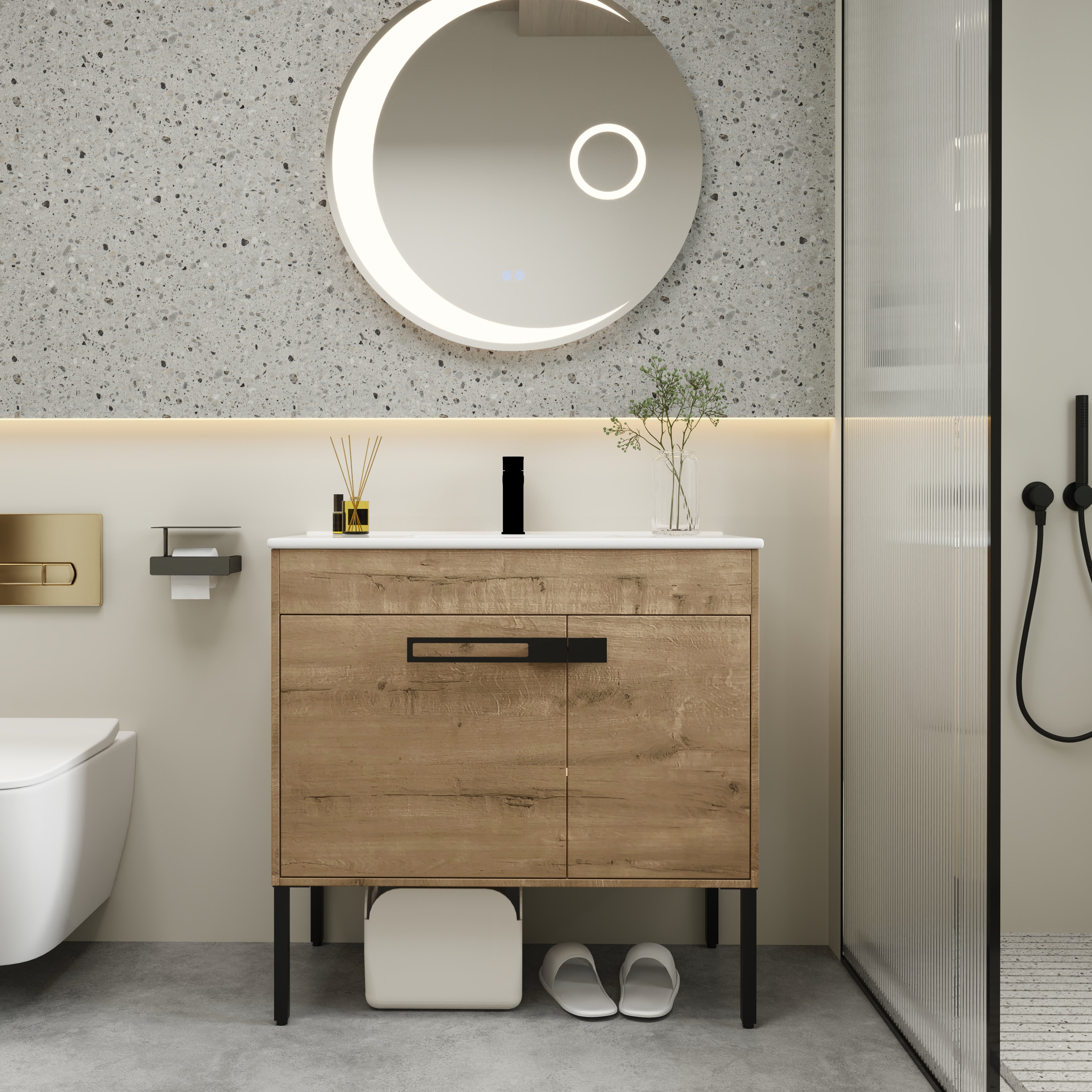 Millwood Pines Alainna 36" Single Bathroom Vanity Set - Wayfair Canada
