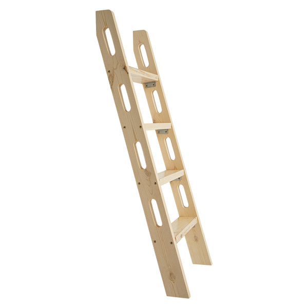 Latitude Run® Varnam 4 - Step Wood Ladder | Wayfair