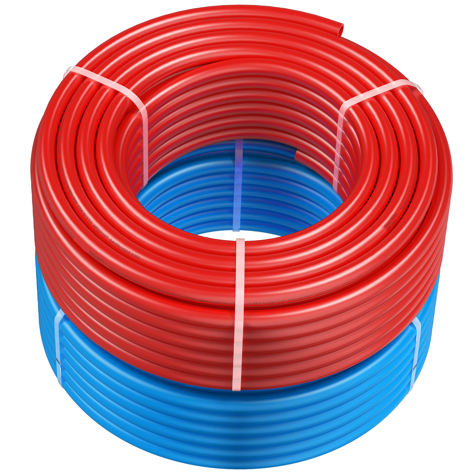 Stellweilan Tessberg PEX Pipe 3/4 Inch, 2 x 100 Feet Length PEX-A ...