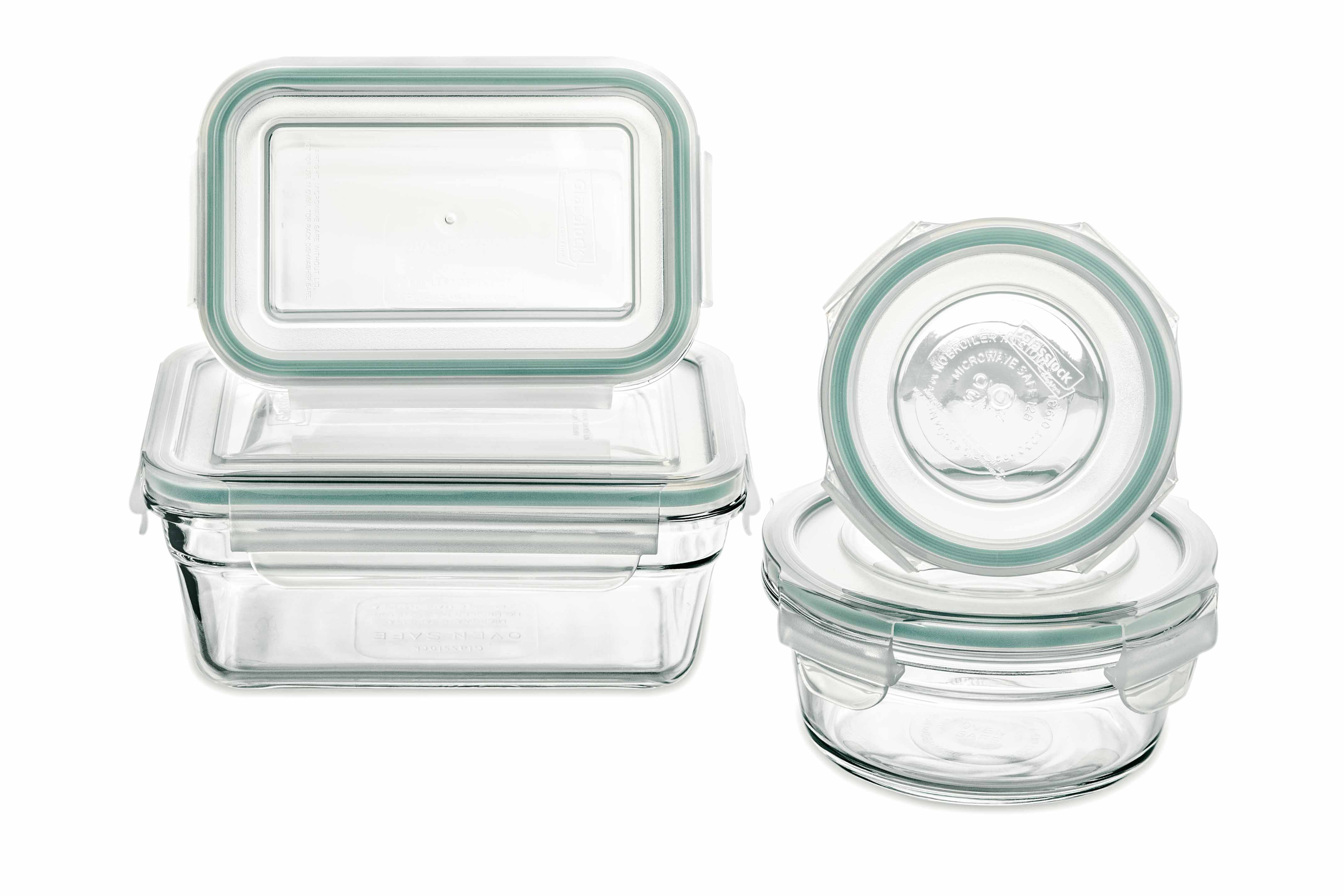 Glasslock 4 Container Food Storage Set & Reviews | Wayfair