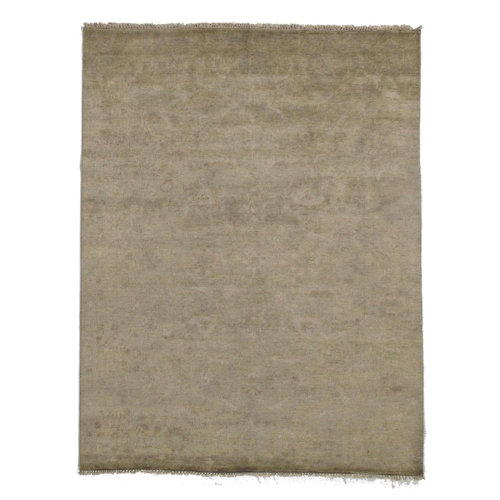 Isabelline Hand Knotted Solid Color Rug | Wayfair