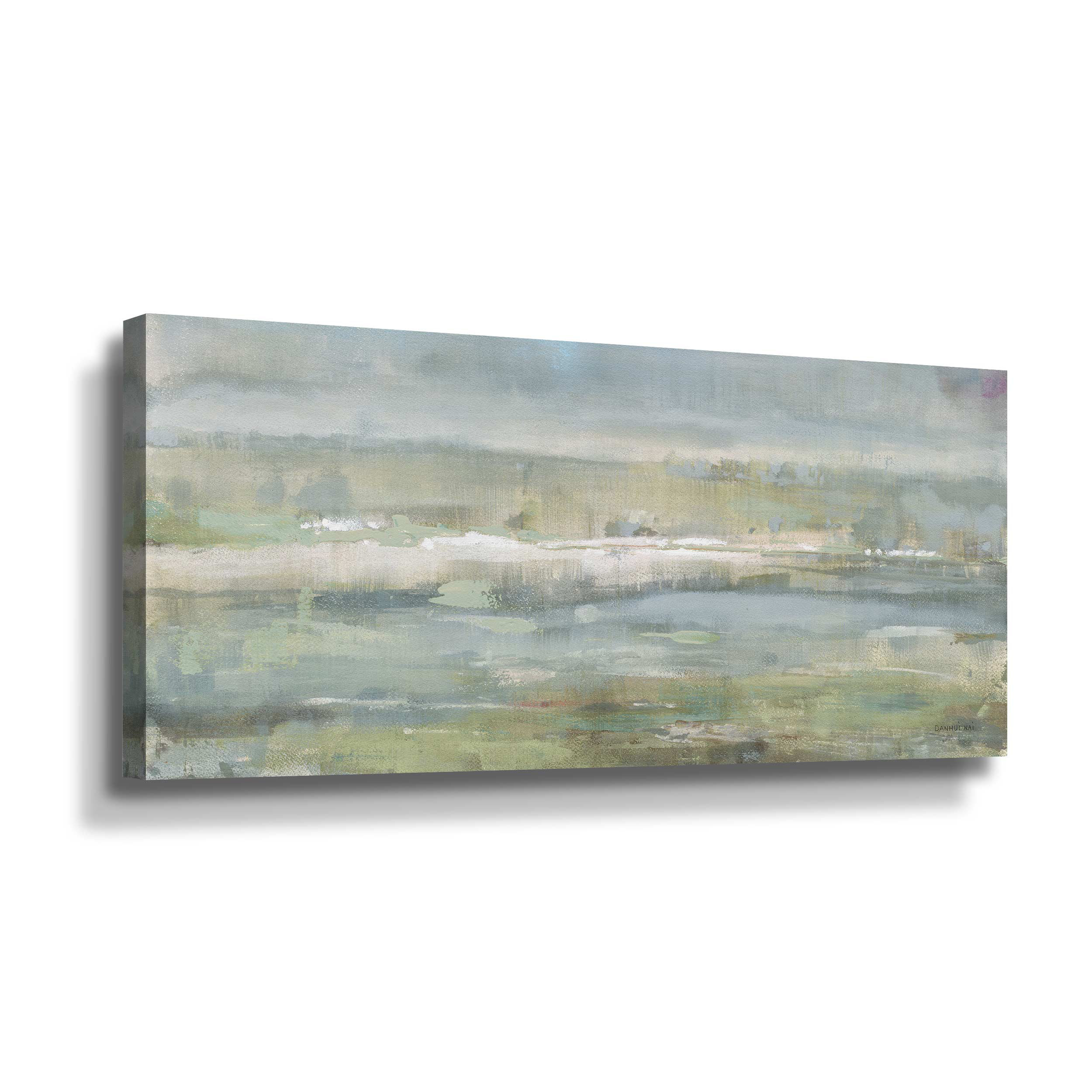 Wrought Studio Gray Blue Field Crop Gray Blue Field Crop - Print | Wayfair