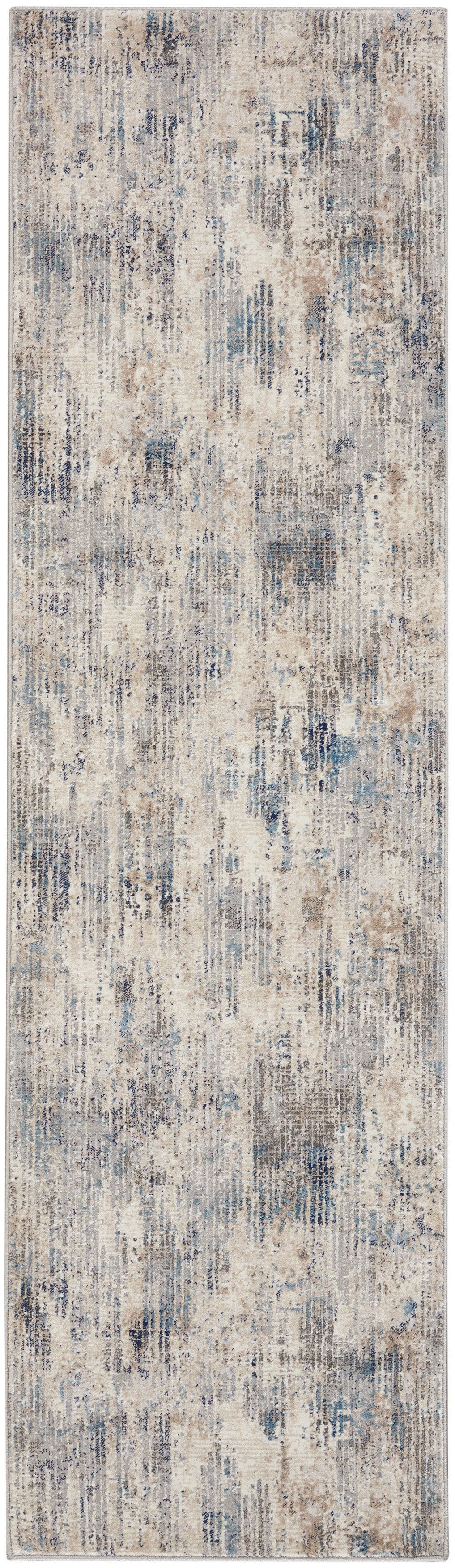 Calvin Klein CK022 Infinity Abstract Ivory/Gray/Blue Area Rug & Reviews ...
