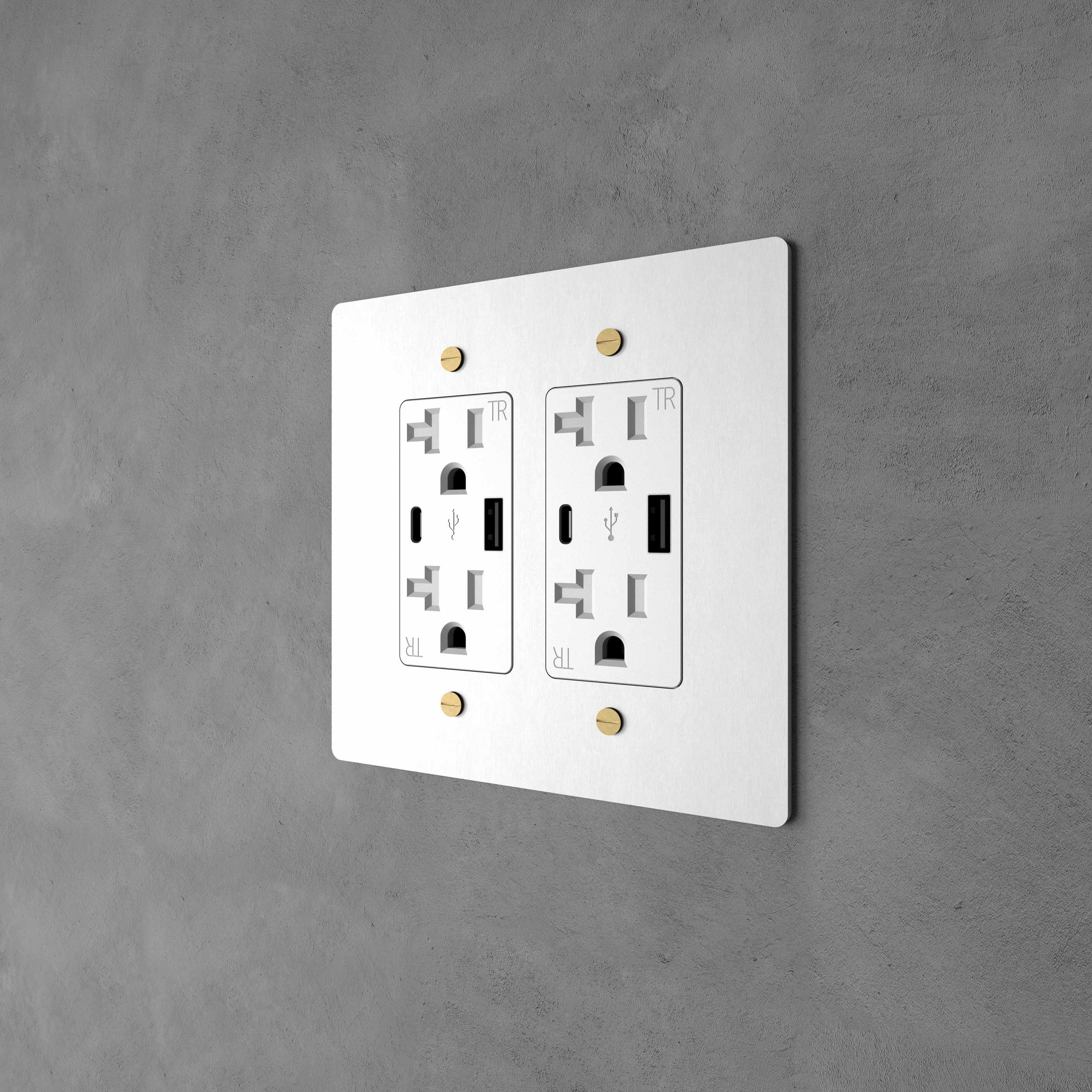 Ozarke Brass Power Outlet - Wayfair Canada