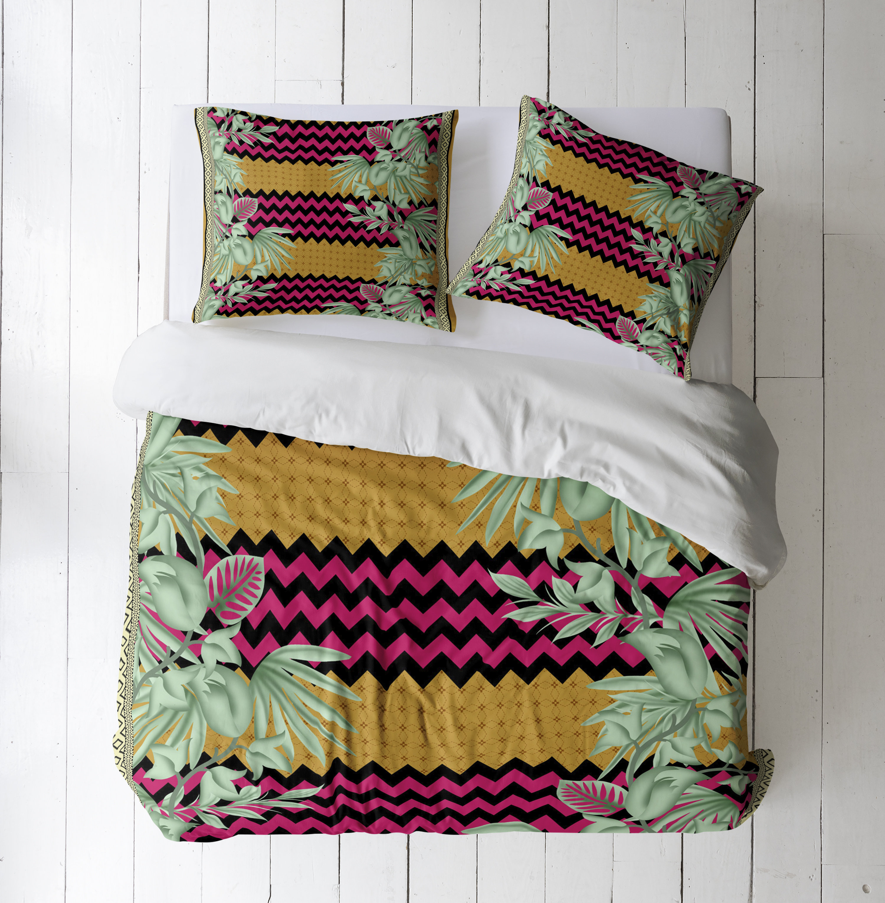 Folk N Funky Polyester Duvet Cover Set | Wayfair