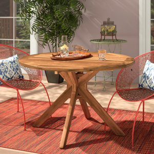 Union Rustic Renaud Solid Wood Dining Table & Reviews | Wayfair