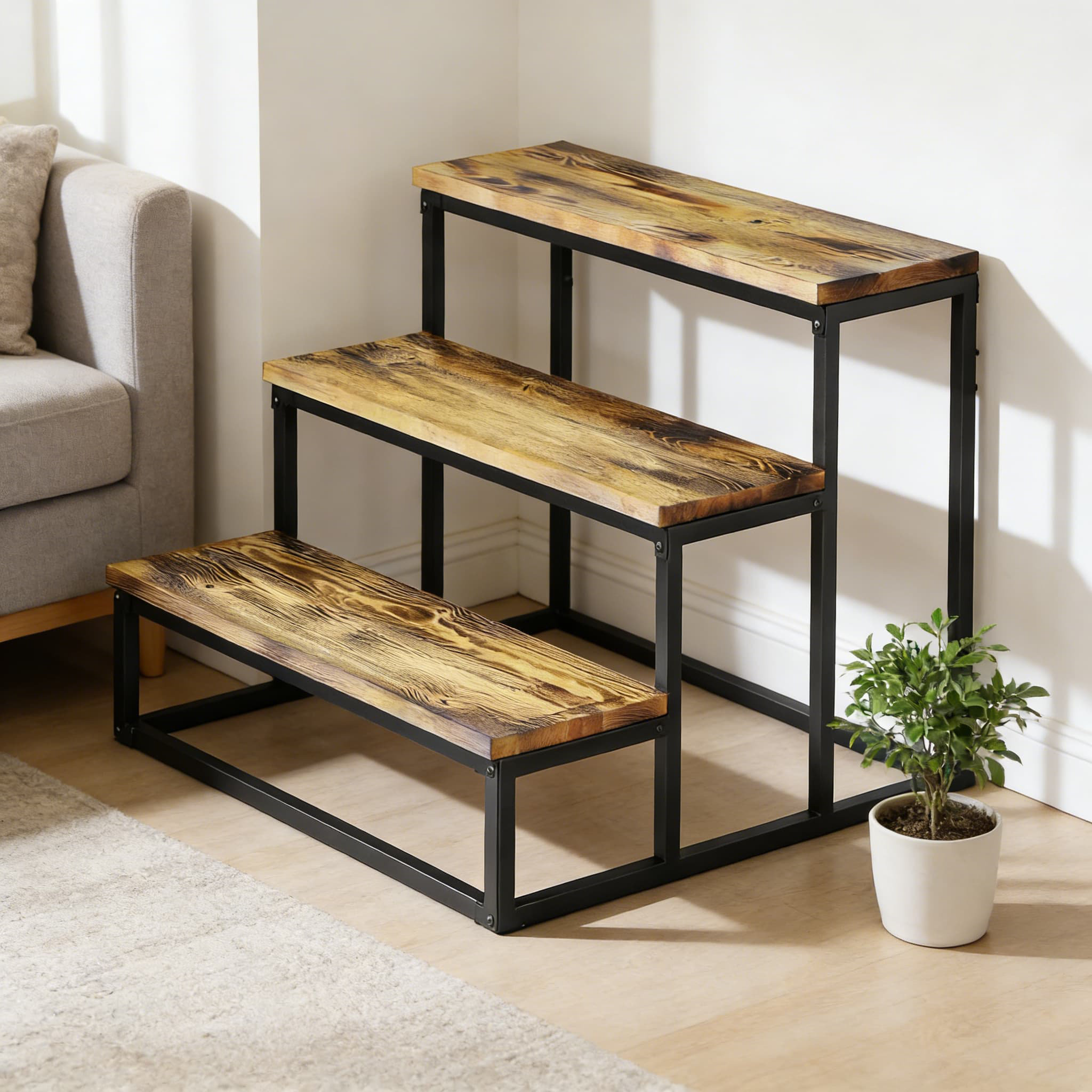 WFX Utility™ Prefabricated Outdoor Wood Stairs For Permanent ...