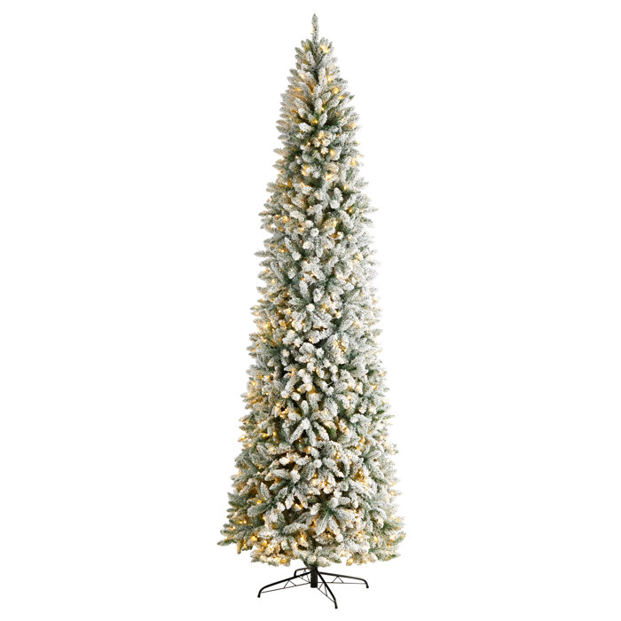 The Holiday Aisle® Easy Set-Up Lighted Christmas Tree & Reviews | Wayfair