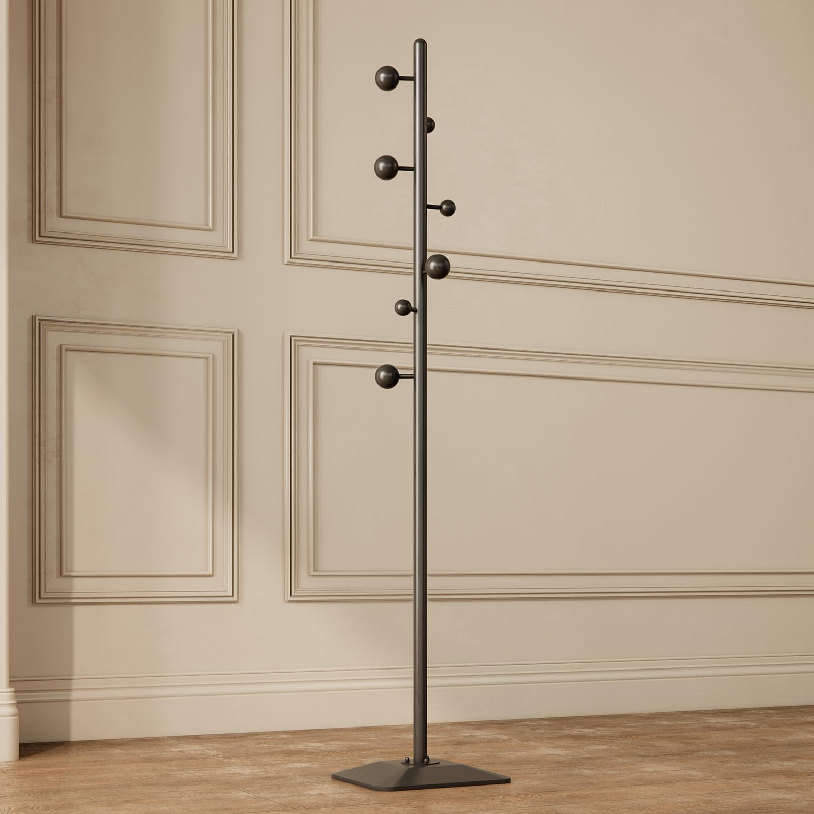 FEIYAN Coat Rack Freestanding,Coat Rack Stand With 7 Hooks And Metal ...