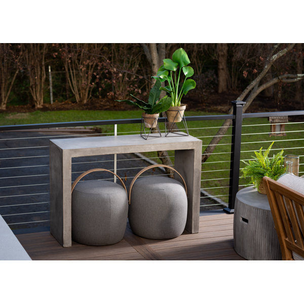 Lionel 47'' Stone Outdoor Buffet & Console Table & Reviews | AllModern