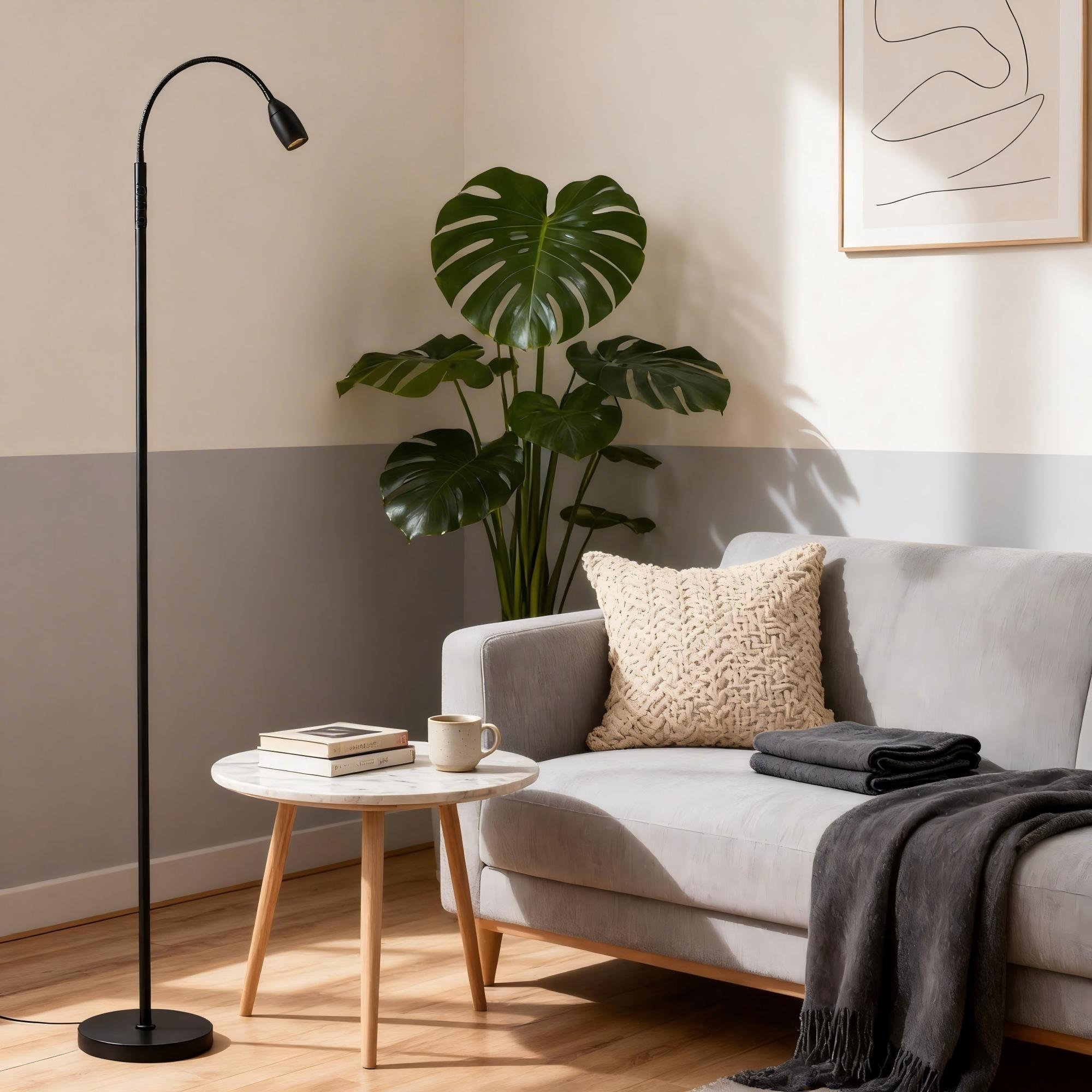 Wrought Studio Precision Task Standing Lamp With Adjustable Beam ...