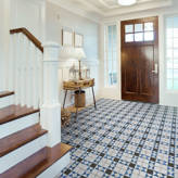 Merola Tile Renaissance Deco 8" x 8" Porcelain Patterned Wall & Floor ...